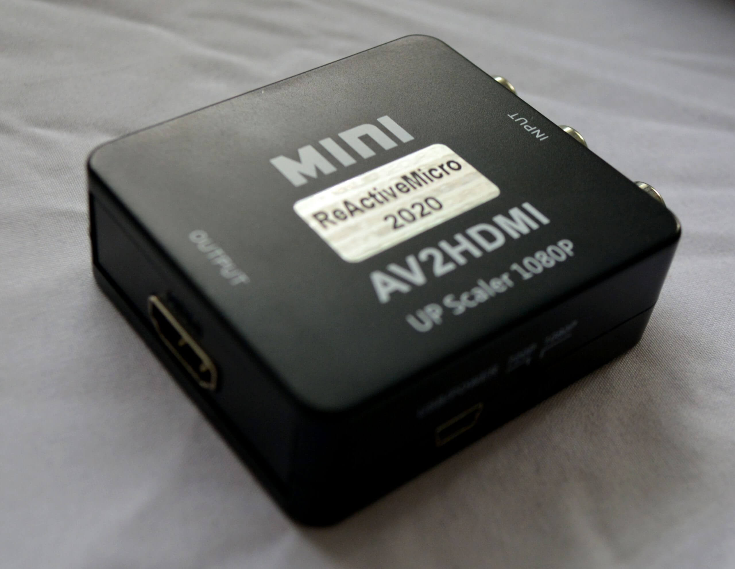 ReactiveMicro Mini AV2HDMI Video Adapter | ReActiveMicro.com